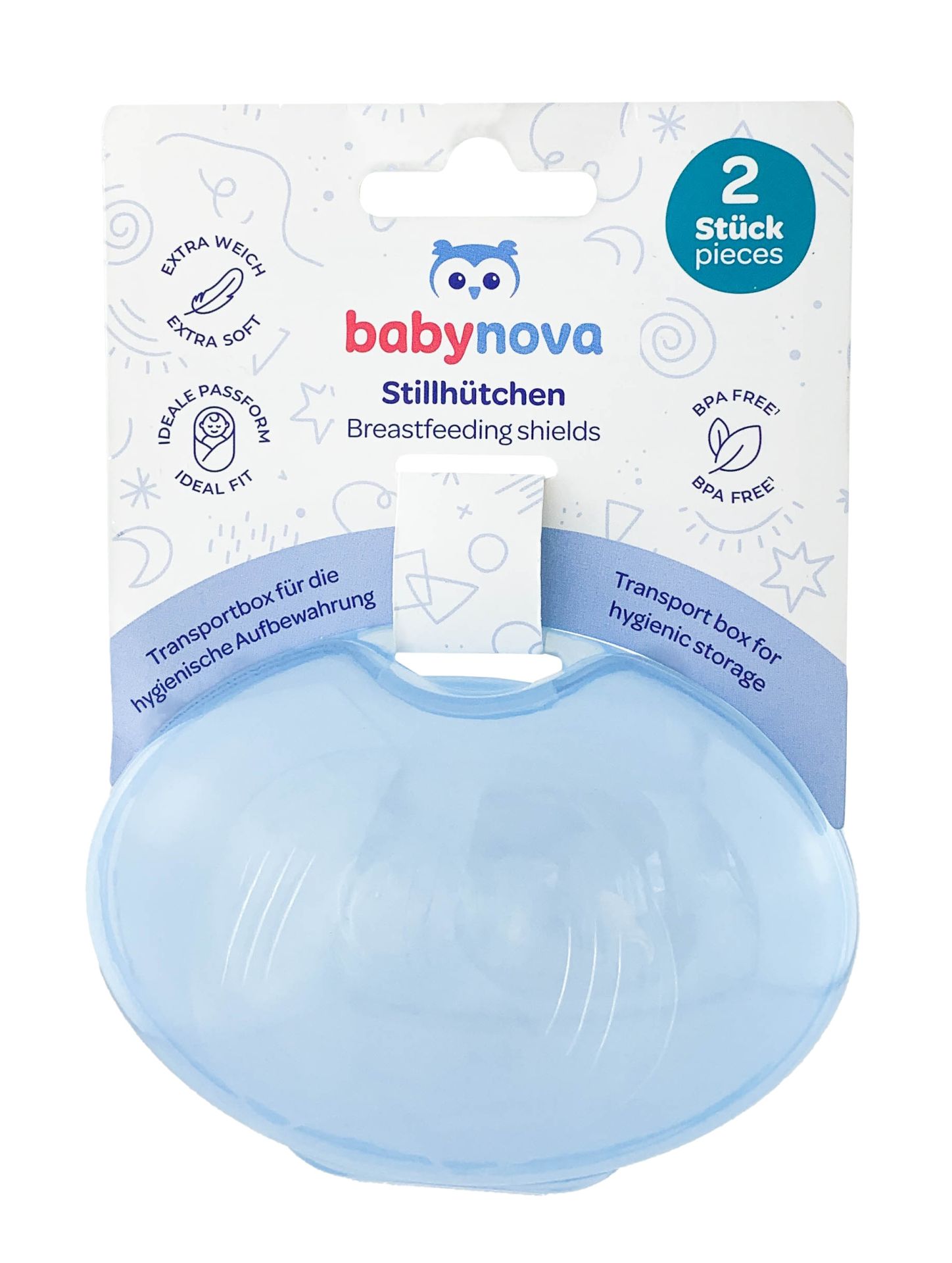Breastfeeding Shields with Transport Box by Baby-Nova